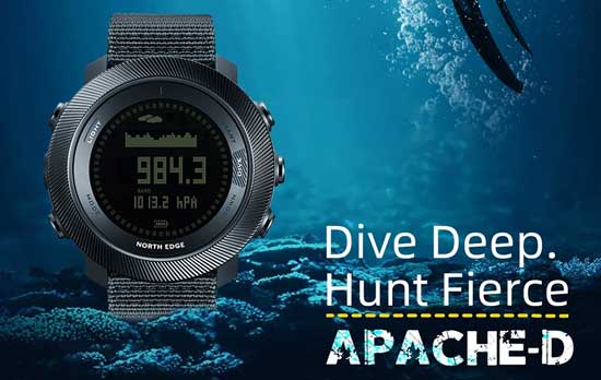 NORTH EDGE 2025 APACHE-D Smart Watch, A Swimming Smartwatch